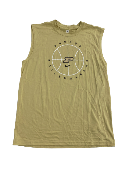 Eric Hunter Jr. Purdue Basketball Team-Issued Workout Tank (Size M ...