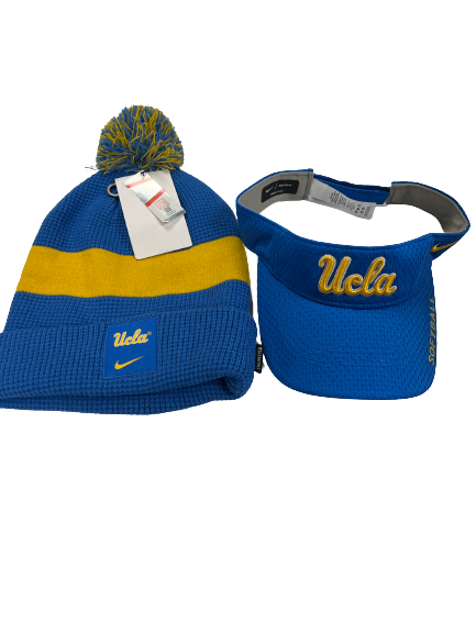 Kelli Godin UCLA Softball Team Issued Game Visor & Beanie Hat (SET OF ...