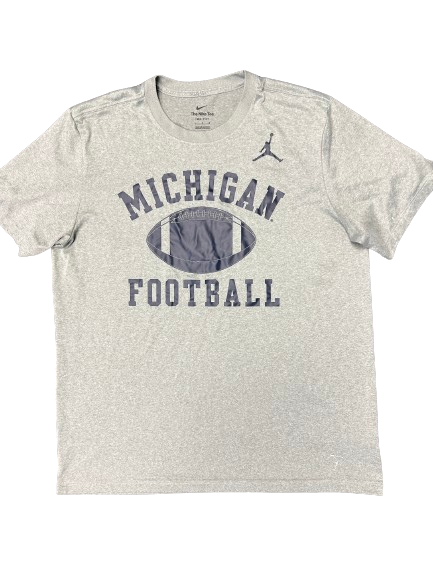 Caden Kolesar Michigan Football Player Exclusive Workout Shirt (Size L ...
