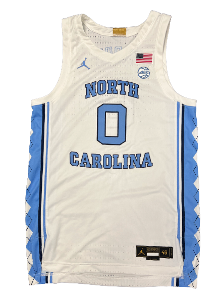Anthony Harris North Carolina Basketball 2021-2022 Game Worn Jersey (S ...