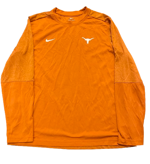Molly Phillips Texas Volleyball Team Issued Long Sleeve Premium Pullov ...