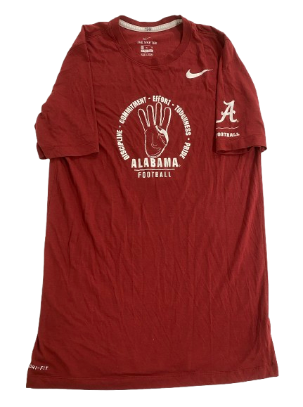Keilan Robinson Alabama Football Player Exclusive Workout Shirt (Size ...