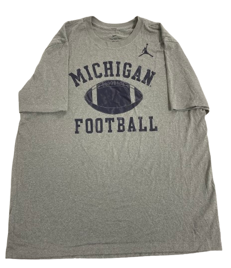 William Wagner Michigan Football Player Exclusive Workout Shirt (Size ...