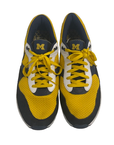 Jack Tuttle Michigan Football Team Issued "Nike Air Max SYSTM Michigan ...