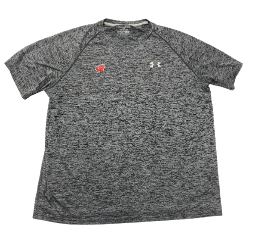 Mason Stokke Wisconsin Football Team Issued Workout Shirt (Size XL ...