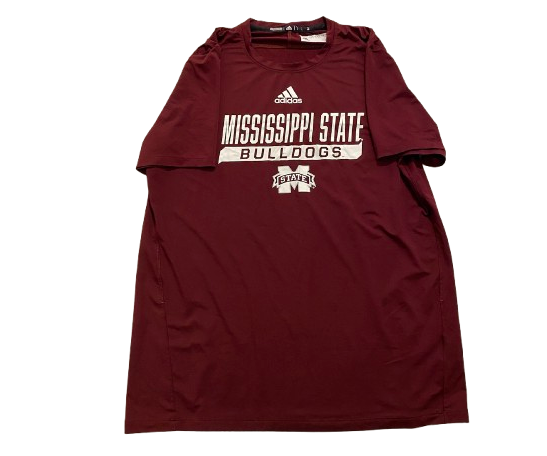 Dillon Johnson Mississippi State Football Team Issued Workout Shirt (S ...