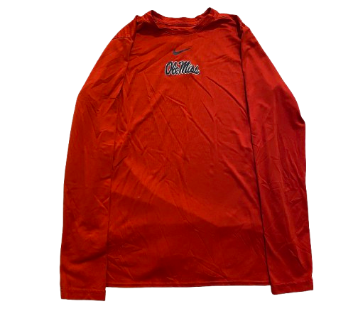 Brice Johnson Ole Miss Football Player Exclusive Long Sleeve Shirt wit ...