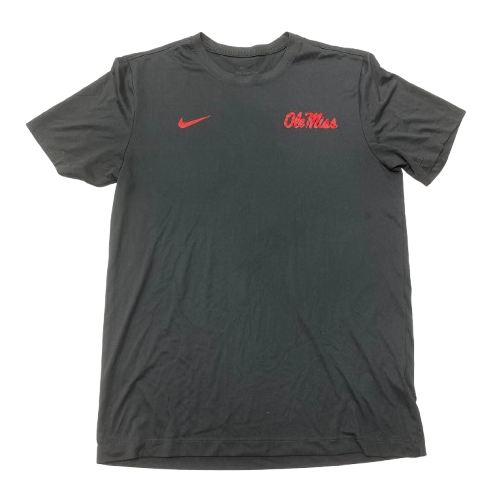Henry Parrish Jr. Ole Miss Football Team Issued Workout Shirt (Size M ...