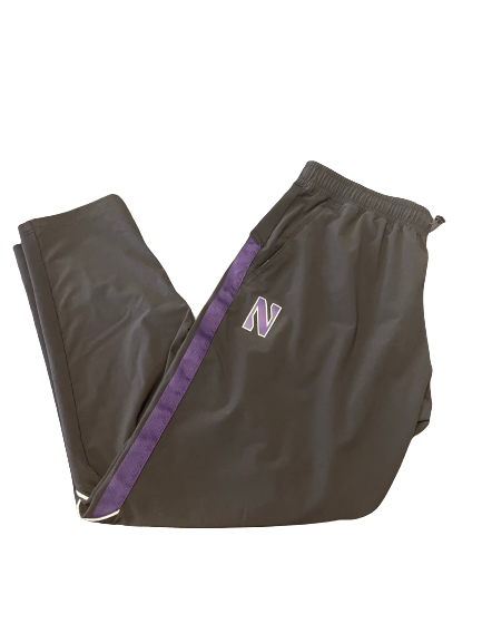 Jeffery Pooler Jr. Northwestern Football Team Issued Sweatpants with P ...