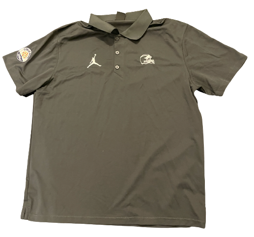 Adam Shibley Michigan Football Team Exclusive Citrus Bowl Polo Shirt ...