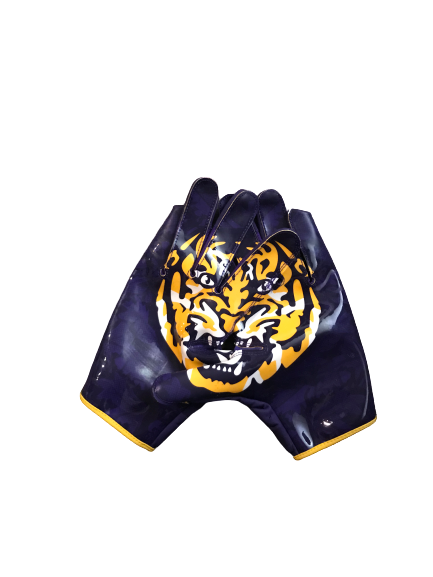 Thaddeus Moss LSU Team Exclusive Football Gloves (Size XXL) – The ...