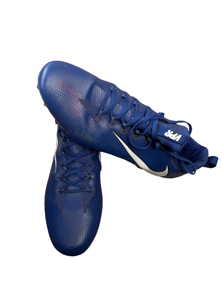 Terry Wilson Kentucky Football SIGNED Game Worn Cleats - Photo Matched ...