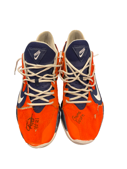 Kofi Cockburn Illinois Basketball SIGNED Game Worn Shoes (Size 15) - P ...