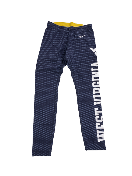 Erin Slinde West Virginia Volleyball Team-Issued Leggings (Size Women ...