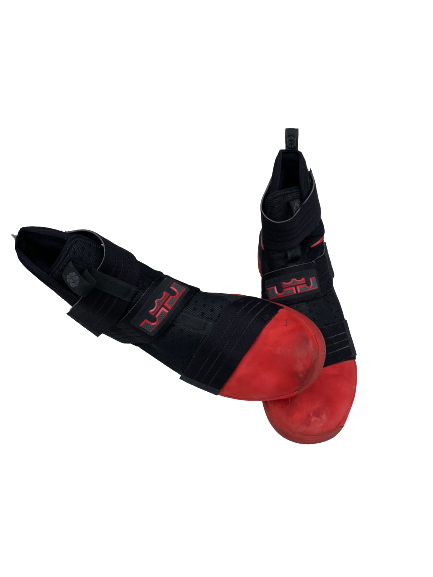 Brock Davin Ohio State Team-Issued Nike LeBron James Soldier 10 Sneake ...