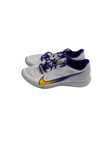 Josh White LSU Football Team-Issued Shoes (Size 12) – The Players Trunk