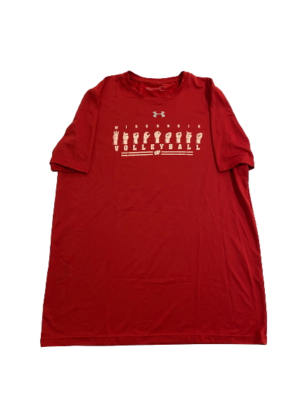 Anna MacDonald Wisconsin Volleyball Player-Exclusive T-Shirt (Size S ...