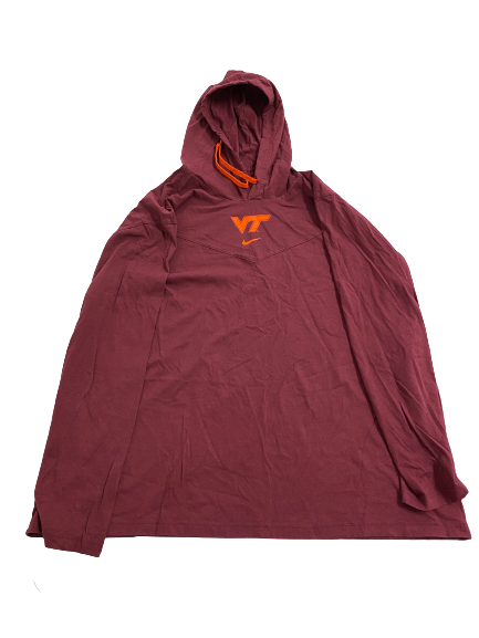 Jordan Williams Virginia Tech Football Team-Issued Performance Hoodie ...