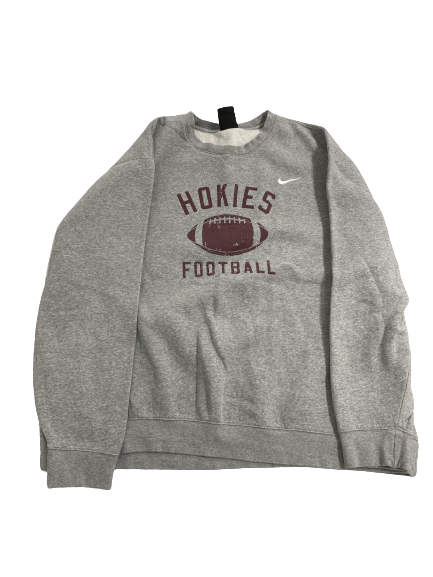 Jordan Williams Virginia Tech Football Team-Issued Crewneck (Size XXXL ...