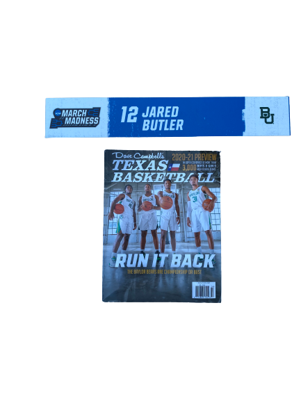 Jared Butler Baylor Basketball March Madness Locker Room Name Plate ...