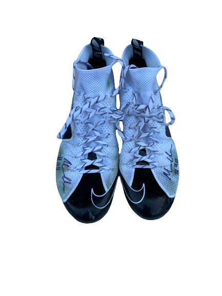Malik Harrison Baltimore Ravens Signed Game-Worn Cleats (11/20/2020 ...