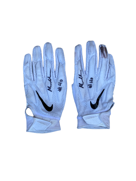 Malik Harrison Baltimore Ravens Signed Game-Worn Gloves (Size 2XL ...