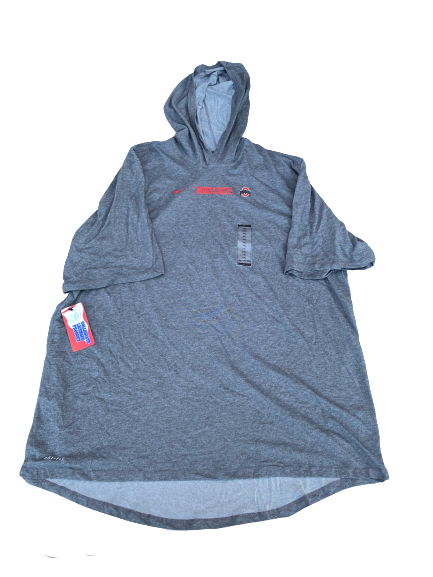 Malik Harrison Ohio State Football Team Issued Short Sleeve Hoodie (Si ...