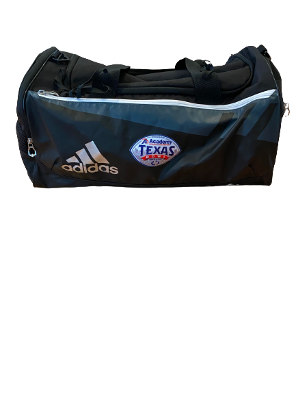 Tim Yoder Texas Football Team Issued "Texas Bowl" Travel Duffel Bag ...