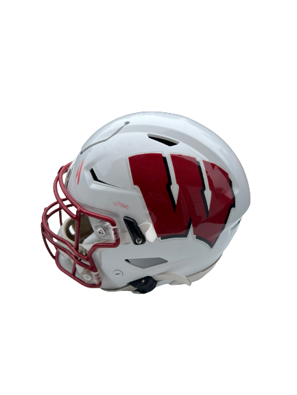 John Chenal Wisconsin Football Riddell Speedflex Precision Helmet – The ...