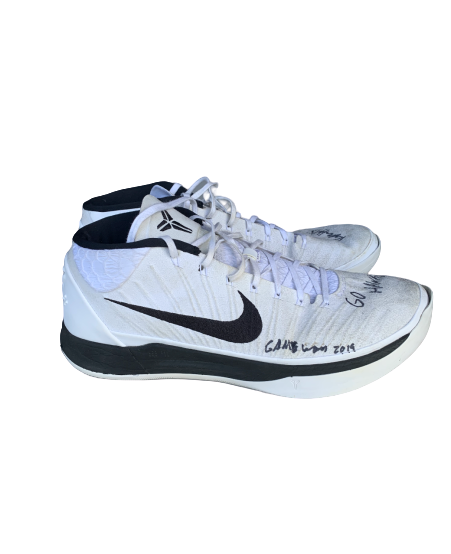 Ryan Kriener Iowa Basketball 2019-2020 Season Signed Game-Worn Sneaker ...