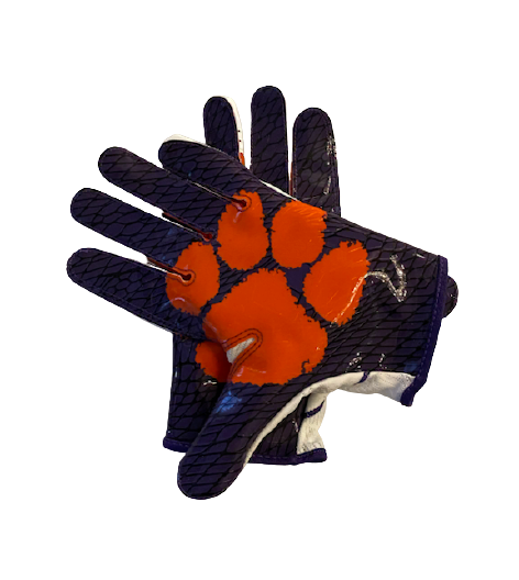 Nick Eddis Clemson Player Exclusive Football Gloves (Size 3XL) – The ...