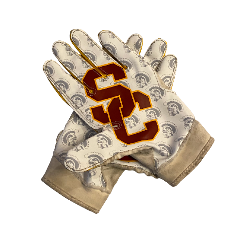 Erik Krommenhoek USC Player Exclusive Football Gloves (Size XL) – The ...