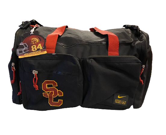 Erik Krommenhoek USC Football Exclusive Travel Duffel Bag with Travel ...