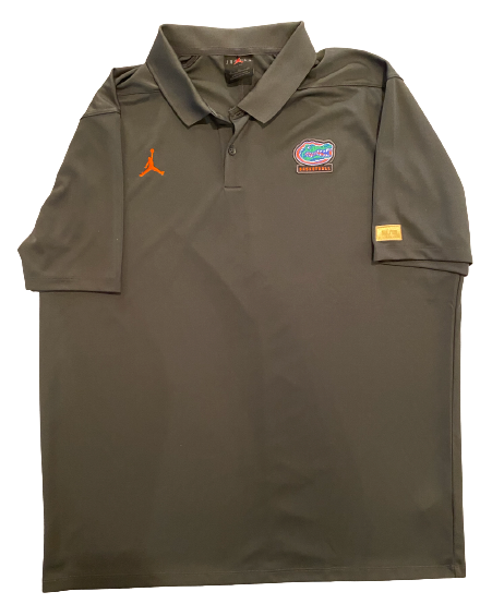 Anthony Duruji Florida Basketball Team Exclusive Travel Polo with GOLD ...