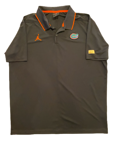 Anthony Duruji Florida Basketball Team Exclusive Travel Polo with GOLD ...