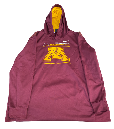 Sam Schlueter Minnesota Football Team Issued Sweatshirt (Size 3XL ...