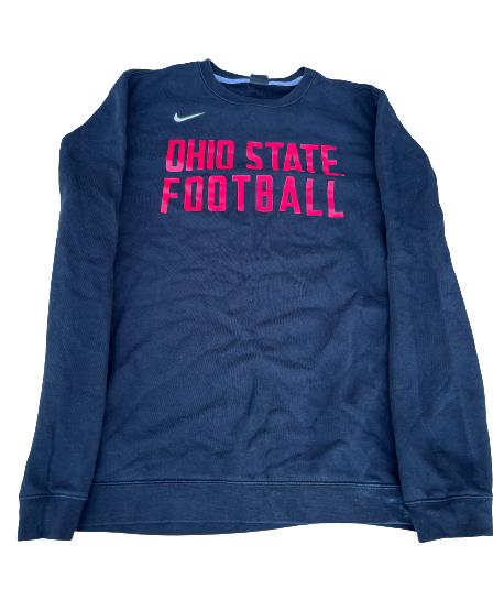 Isaiah Pryor Ohio State Football Team Issued Crewneck Sweatshirt (Size ...