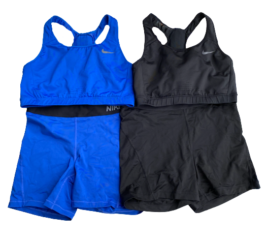 Jade Williams Duke Basketball Team Issued NIKE Compression Sets - Blue ...