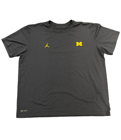 Adam Shibley Michigan Football Team Issued Workout Shirt (Size XL ...