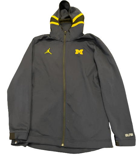 Adam Shibley Michigan Football Team Exclusive Travel Jacket with "MICH ...