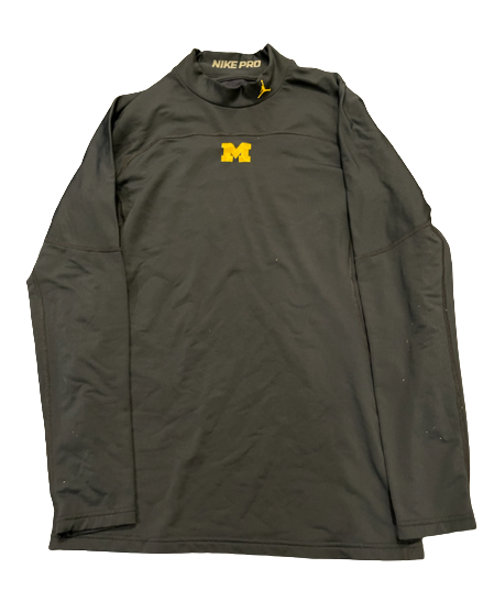 Adam Shibley Michigan Football Team Exclusive Jordan Long Sleeve Nike ...