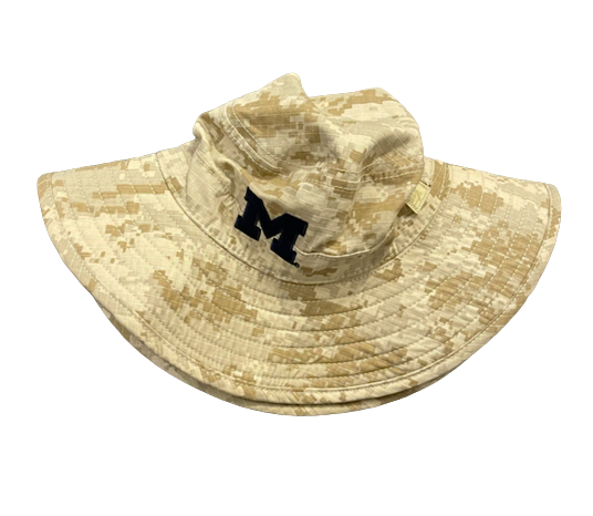 Adam Shibley Michigan Football Team Exclusive Camo Bucket Hat – The ...