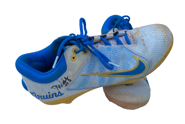 Delanie Wisz UCLA Softball SIGNED GAME WORN Cleats (Size 9) – The ...