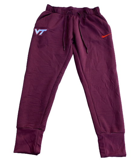 Aisha Sheppard Virginia Tech Basketball Team Issued Sweatpants (Size M ...